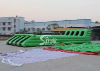 China 15x6m Inflatable Tunnel Obstacle Course 4 Lanes for Kids and Adults Outdoor Sports Events for sale