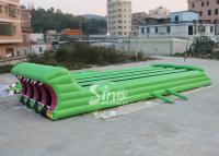 China 15x6m Inflatable Tunnel Obstacle Course 4 Lanes for Kids and Adults Outdoor Sports Events for sale