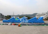 China 15x6m 6 Lane Vertical Rush Slide Adults Inflatable Obstacle Course For Outoor Mud Or Color Run for sale