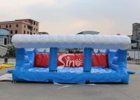 China 15x6m 6 Lane Vertical Rush Slide Adults Inflatable Obstacle Course For Outoor Mud Or Color Run for sale