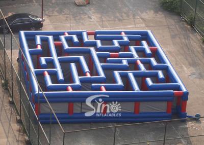 China Custom Made Giant Outdoor Amusing Inflatable Maze For Kids N Adults Challenge Activities for sale