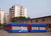 China Custom Made Giant Outdoor Amusing Inflatable Maze For Kids N Adults Challenge Activities for sale