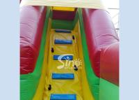 China Commercial Grade Kids Mega Bounce Inflatable Obstacle Course 5.1x7.5x5.1m 610g/m2 PVC for sale