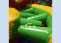 China Outdoor Commercial Grade Kids Big Inflatable Obstacle With Double Slide Fit For Inflatable Rental for sale