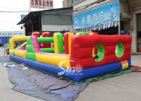 China 9m Long Kids Energy Challenge Inflatable Obstacle Course Pvc Tarpaulin From Sino Inflatables for sale