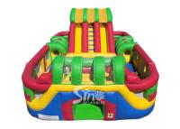China Commercial Giant Inflatable Obstacle Slide 12m x 7.6m for Kids Outdoor Play for sale