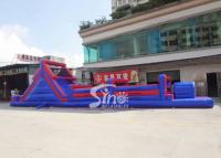 China Commercial Inflatable Obstacle Course 22m x 4m x 6m PVC Tarpaulin CE Certified for sale