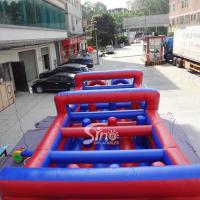 China Commercial Inflatable Obstacle Course 22m x 4m x 6m PVC Tarpaulin CE Certified for sale
