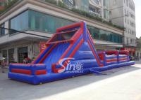 China Commercial Inflatable Obstacle Course 22m x 4m x 6m PVC Tarpaulin CE Certified for sale