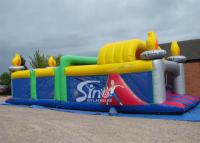 China Commercial Inflatable Obstacle Course 13.5m x 4.5m Outdoor Kids Playground Equipment for sale