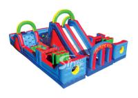 China Commercial Inflatable Obstacle Course 12.2x8.8x6.0m Outdoor Kids Playground Equipment for sale