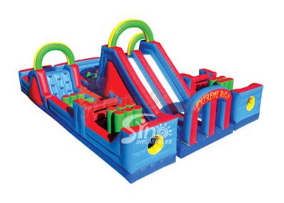 China Commercial Inflatable Obstacle Course 12.2x8.8x6.0m Outdoor Kids Playground Equipment for sale