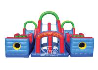 China Commercial Inflatable Obstacle Course 12.2x8.8x6.0m Outdoor Kids Playground Equipment for sale
