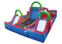 China Commercial Inflatable Obstacle Course 12.2x8.8x6.0m Outdoor Kids Playground Equipment for sale