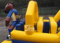 China Outdoor 12m Inflatable Obstacle Course PVC Tarpaulin Commercial Play Equipment for sale