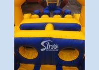 China Outdoor 12m Inflatable Obstacle Course PVC Tarpaulin Commercial Play Equipment for sale