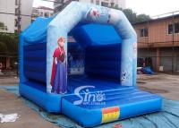 China Commercial Grade Kids Frozen Bouncy Castle 610g/m2 PVC Tarpaulin with Roof for sale