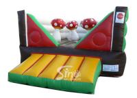 China Commercial Indoor Kids Mushroom Bouncy Castle 0.55mm PVC Tarpaulin 3m for sale