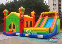 China Commercial Outdoor Kids Inflatable Combo House with Slide 8m x 8m x 5.5m for Park for sale