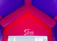 China 4in1 Pink Kids Party Inflatable Princess Bounce House with Slide 610g PVC for sale