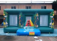 China 6x5m Commercial Inflatable Jumping Castle with Climbing Tower 610g PVC for sale