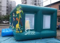 China 6x5m Commercial Inflatable Jumping Castle with Climbing Tower 610g PVC for sale