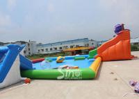 China 25x20m Large Inflatable Water Park for Kids and Adults with Pool and Slides for sale