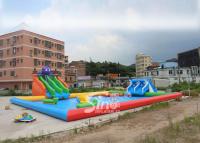 China 25x20m Large Inflatable Water Park for Kids and Adults with Pool and Slides for sale