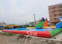 China 25x20m Large Inflatable Water Park for Kids and Adults with Pool and Slides for sale