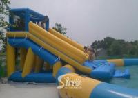 China 15m Diameter Commercial Inflatable Water Park with Slide for Outdoor Rental Business for sale