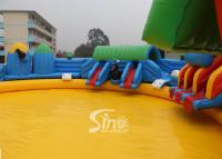 China Custom Giant Inflatable Water Park 15m Pool 19m Total for Kids Adults Commercial Use for sale
