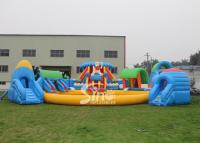 China Custom Giant Inflatable Water Park 15m Pool 19m Total for Kids Adults Commercial Use for sale