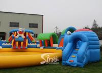 China Custom Giant Inflatable Water Park 15m Pool 19m Total for Kids Adults Commercial Use for sale
