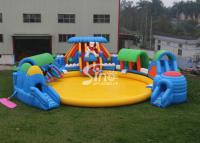 China Custom Giant Inflatable Water Park 15m Pool 19m Total for Kids Adults Commercial Use for sale