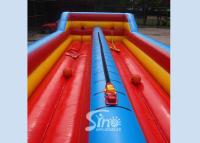 China Outdoor Double Lane Inflatable Bungee Run With Basketball Throwing From Sino Inflatables for sale
