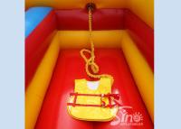 China Outdoor Double Lane Inflatable Bungee Run With Basketball Throwing From Sino Inflatables for sale