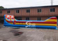 China Outdoor Double Lane Inflatable Bungee Run With Basketball Throwing From Sino Inflatables for sale