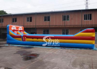 China Outdoor Double Lane Inflatable Bungee Run With Basketball Throwing From Sino Inflatables for sale