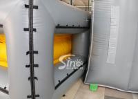 China 6m High Adults Big Inflatable Air Bag With Cliff Platform For Adventure Challenges for sale