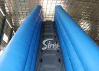 China 6m High Adults Big Inflatable Air Bag With Cliff Platform For Adventure Challenges for sale
