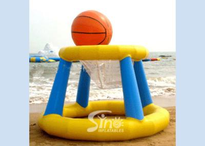 China Inflatable Basketball Hoop 2m Dia Water Park Game for Kids Beach Party Challenge for sale