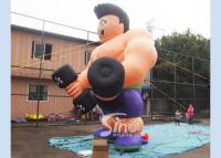 China 5m High Inflatable Muscle Man for Gym Outdoor Advertising Promotions for sale