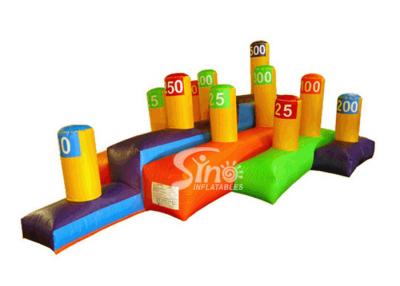 China Great Fun Outdoor Kids N Adults Interactive Inflatable Throw Ring Toss Games for sale