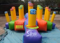 China Great Fun Outdoor Kids N Adults Interactive Inflatable Throw Ring Toss Games for sale