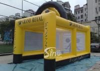 China Customized Outdoor Giant Inflatable Football Goal Tent 6.6x3.6x5.2m for Kids and Adults Games for sale