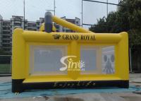 China Customized Outdoor Giant Inflatable Football Goal Tent 6.6x3.6x5.2m for Kids and Adults Games for sale