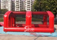 China Outdoor Giant Inflatable Football Obstacle Course 5x3x1.8m with Tent for Kids Games for sale