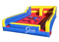 China 3in1 Inflatable Bungee Run with Joust Poles 9.1m x 5.2m for Kids and Adults Commercial Use for sale