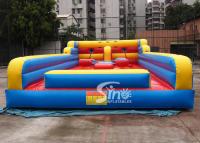 China 3in1 Inflatable Bungee Run with Joust Poles 9.1m x 5.2m for Kids and Adults Commercial Use for sale