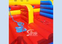 China 3in1 Inflatable Bungee Run with Joust Poles 9.1m x 5.2m for Kids and Adults Commercial Use for sale